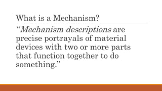 Description of mechanism | PDF