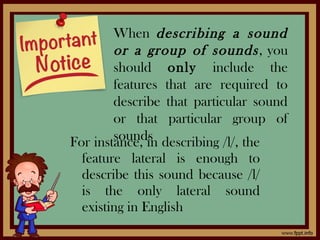 Description of sounds | PPT