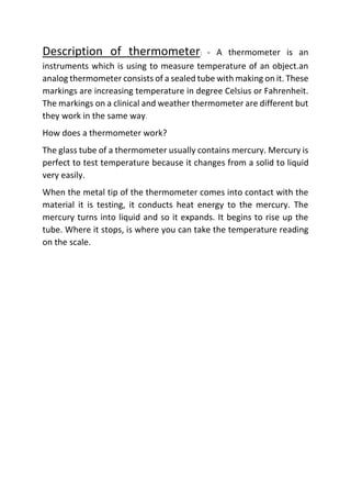 Description of thermometer.docx