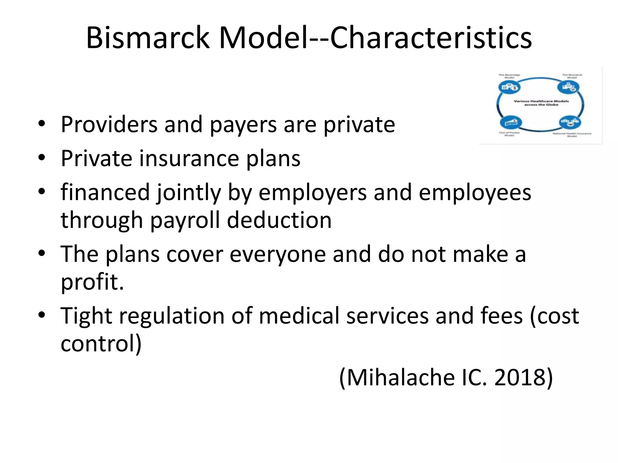 Description of two health care models | PPTX