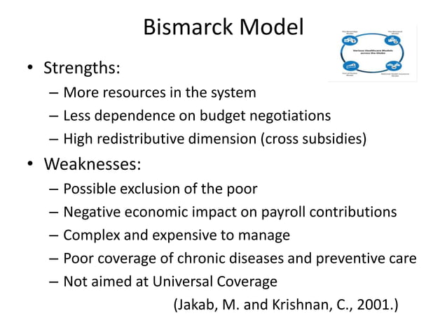 Description of two health care models | PPTX