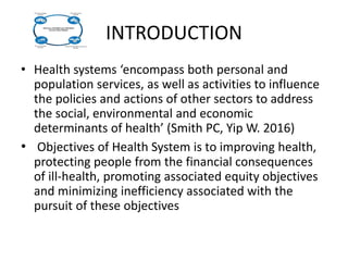 Description of two health care models | PPTX