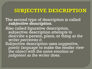 Description+powerpoint+2015 | PPT