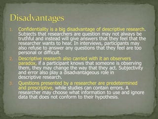 Description Research | PPT