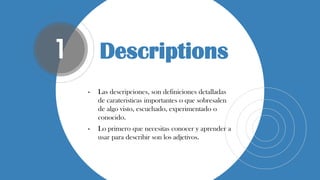 Descriptions | PPTX