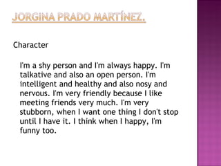 Descriptions 3rd eso | PPT