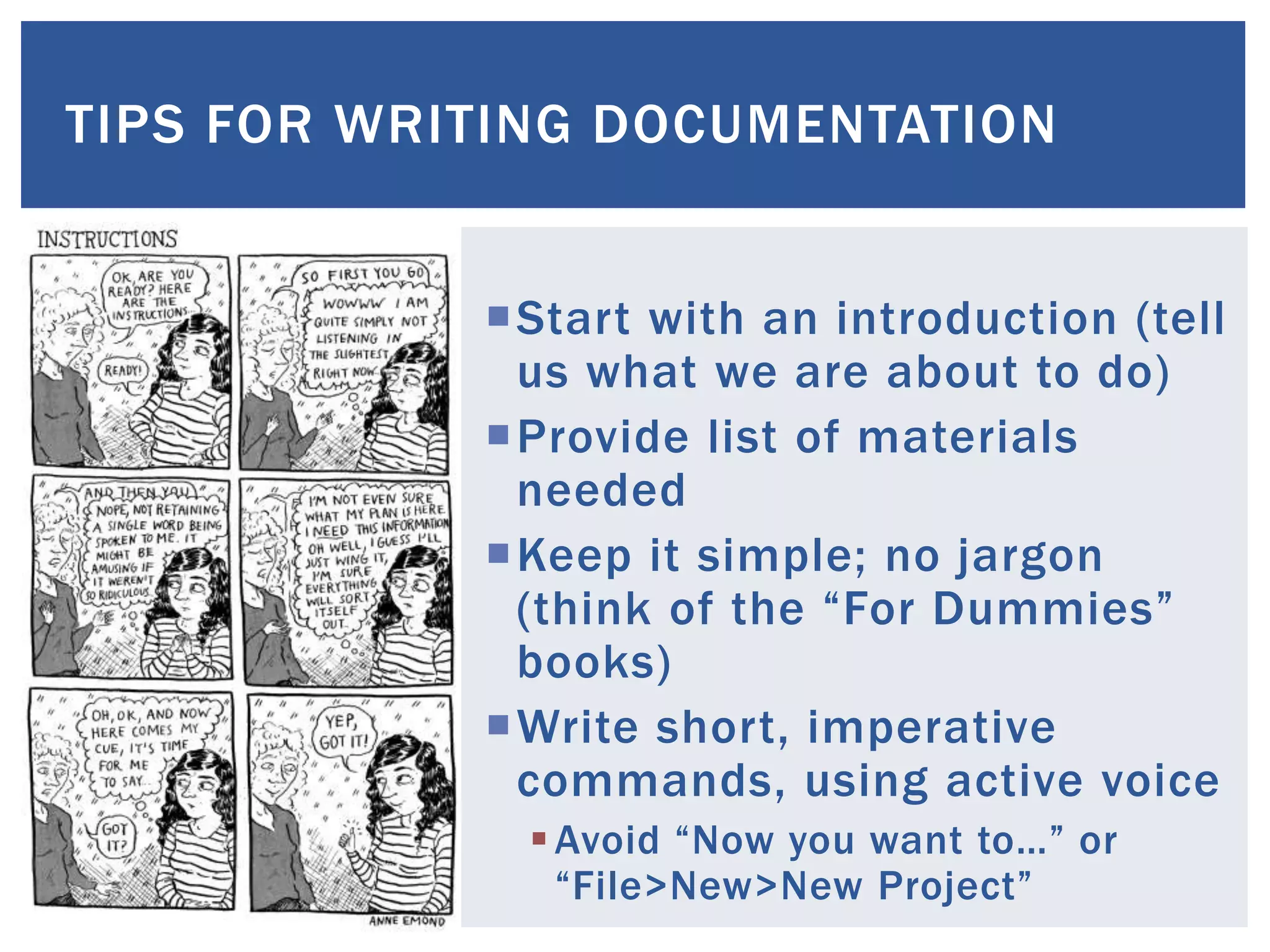 Descriptions, processes, and instructions | PPTX