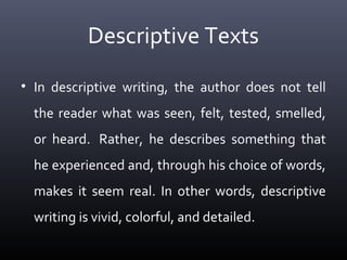 Descriptive | PPT