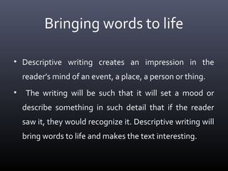 Descriptive | PPT