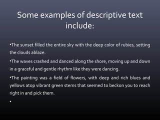 Descriptive | PPT