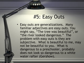 Descriptive Writing Lecture | PPT