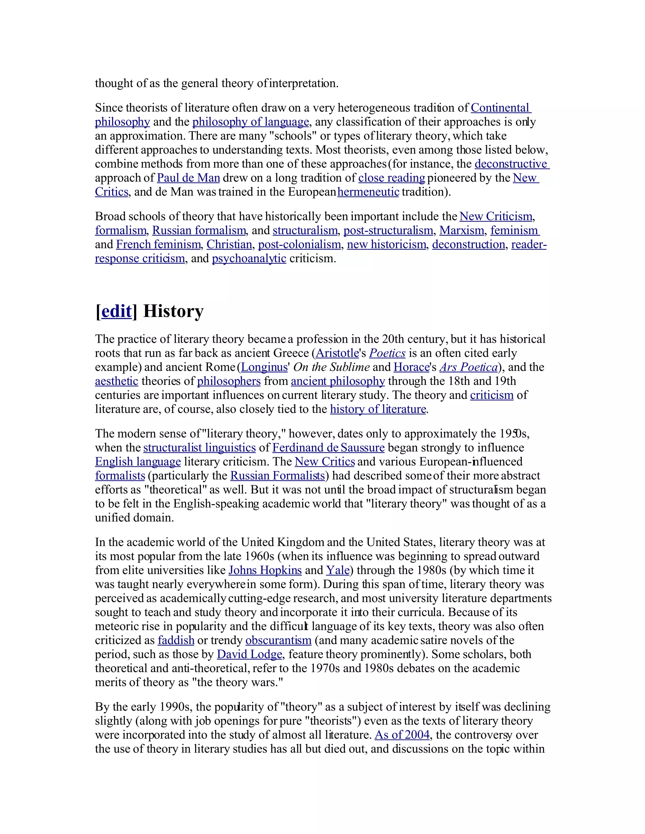 Descriptive Criticism | DOC