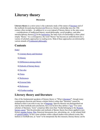 Descriptive Criticism | PDF