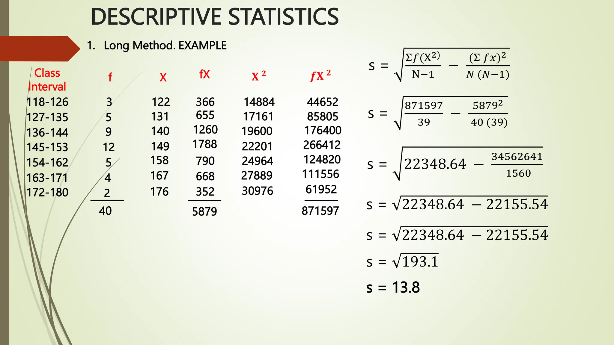 DESCRIPTIVE-STATISTICS.pptxxxxxxcxxxcxdff | PPT
