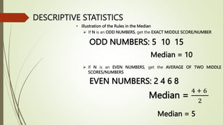 DESCRIPTIVE-STATISTICS.pptxxxxxxcxxxcxdff | PPT