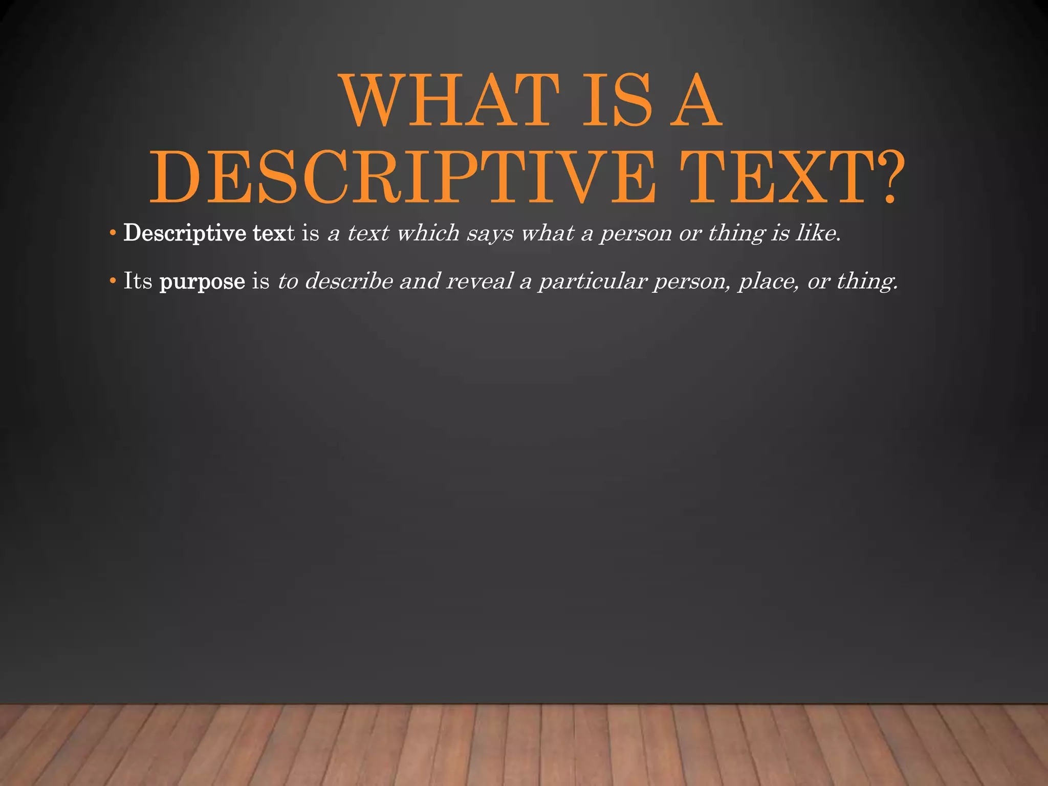 descriptive-text.ppt | Buddhism | Religion & Spirituality