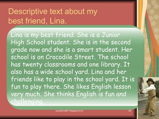 descriptive daily text in life - spv.ppt | Honeymoons and Getaways ...