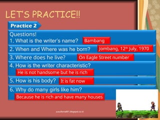 descriptive daily text in life - spv.ppt | Honeymoons and Getaways ...