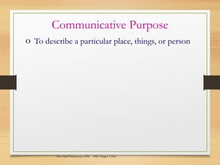 Descriptive text | PPT