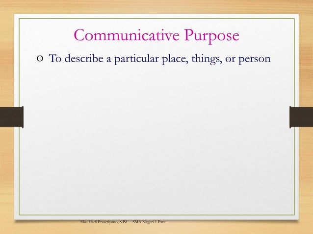 Descriptive text | PPT