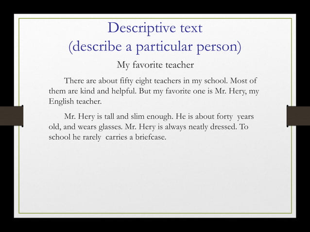 Descriptive text | PPT