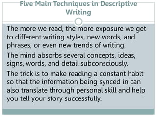 Descriptive-Writing.ppt