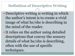 Descriptive-Writing.ppt