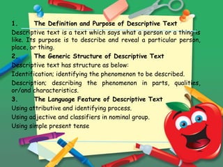 Descriptive Text | PPTX