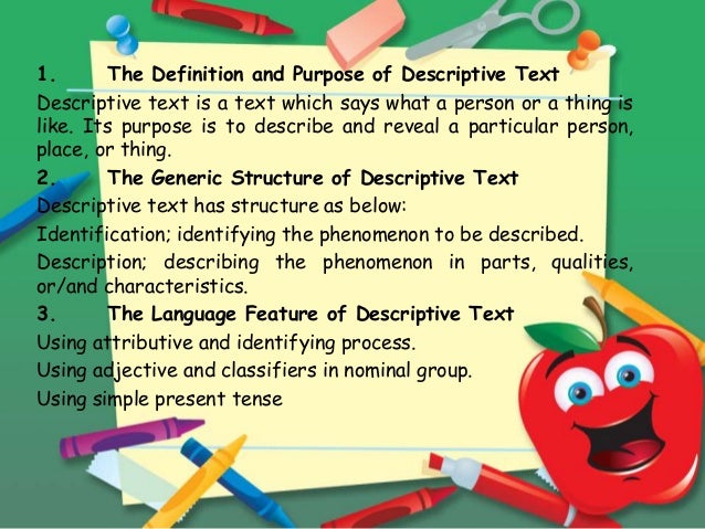 Descriptive Text