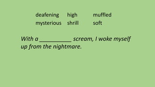 Descriptive Adjectives | PPTX