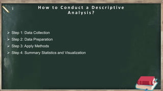 Descriptive analysis ( research methodology).pptx