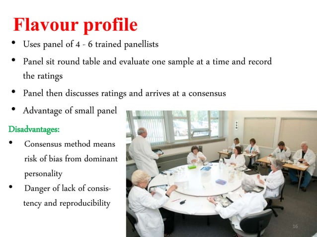 Descriptive analysis for sensory evaluation | PPTX