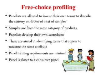 Descriptive analysis for sensory evaluation | PPTX