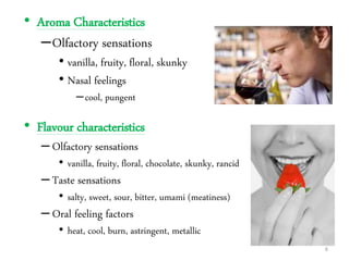 Descriptive analysis for sensory evaluation | PPTX