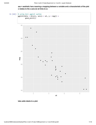 Descriptive analytics in r programming language | PDF