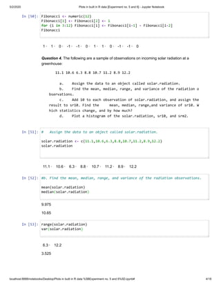 Descriptive analytics in r programming language | PDF