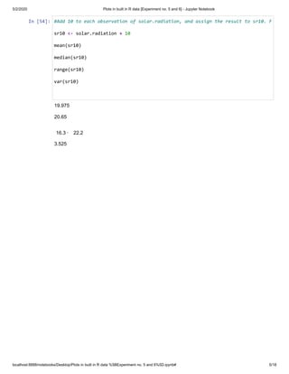 Descriptive analytics in r programming language | PDF