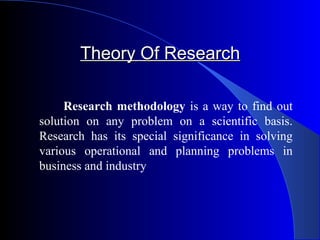 Descriptive and analytical research | PPT