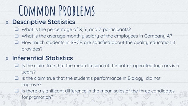 Descriptive and Inferential Statistics | PPTX