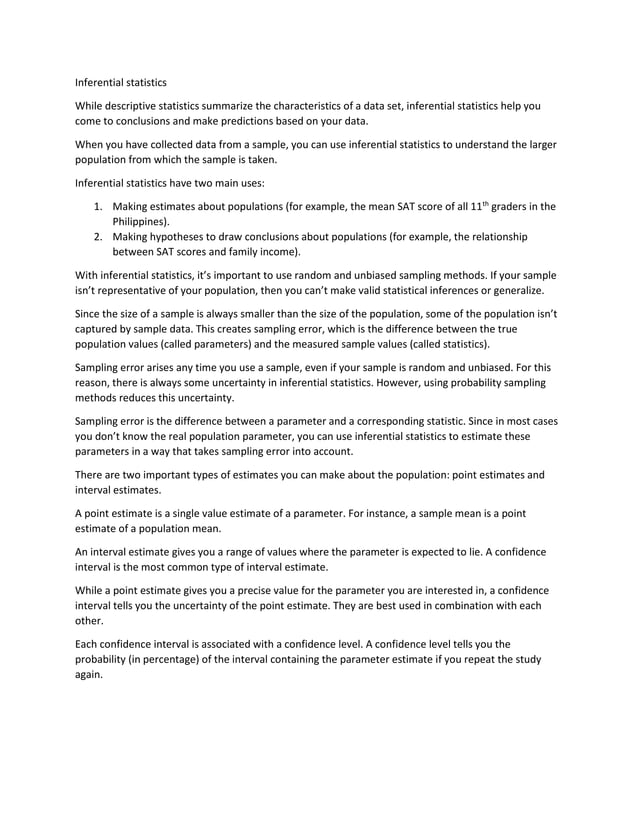 Descriptive and Inferential Statistics.docx