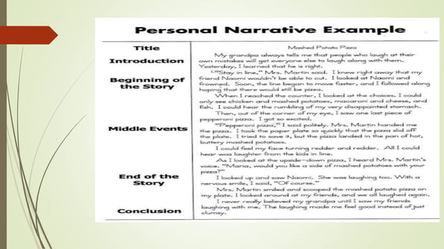 Descriptive and narrative paragraph | PPTX | Books and Literature