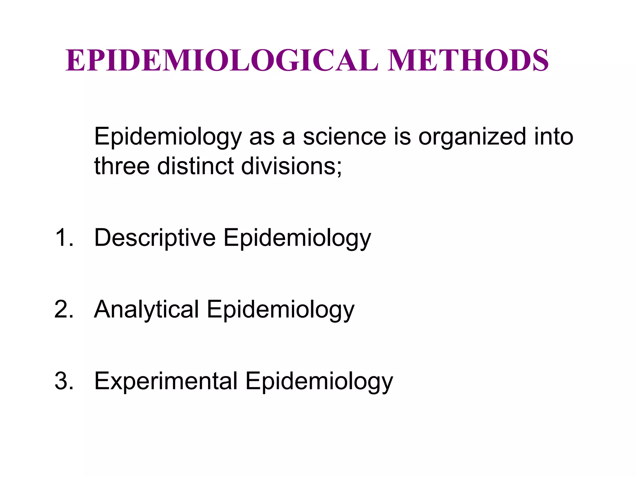 Descriptive epidemiology | PPT