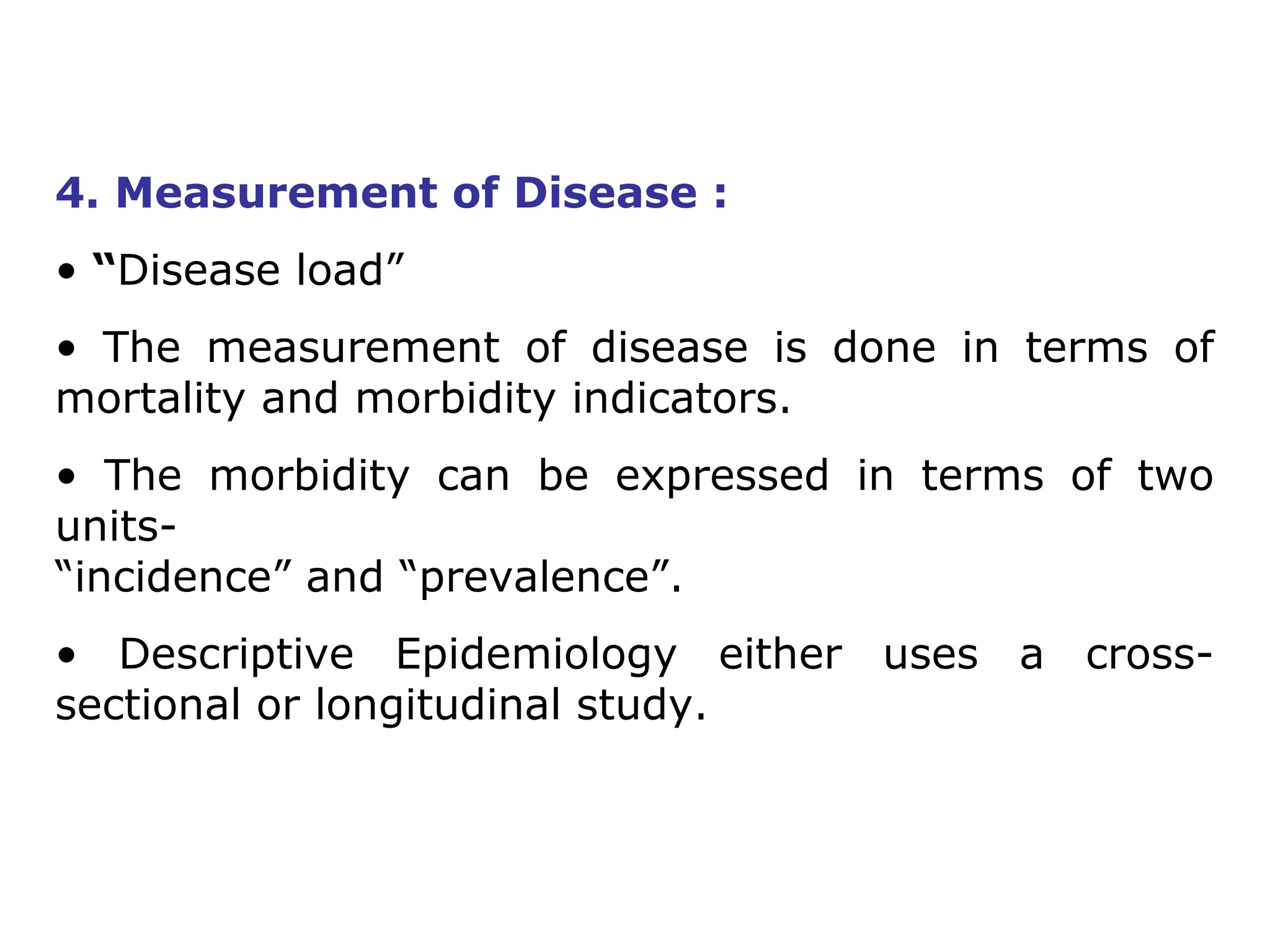 Descriptive epidemiology | PPT