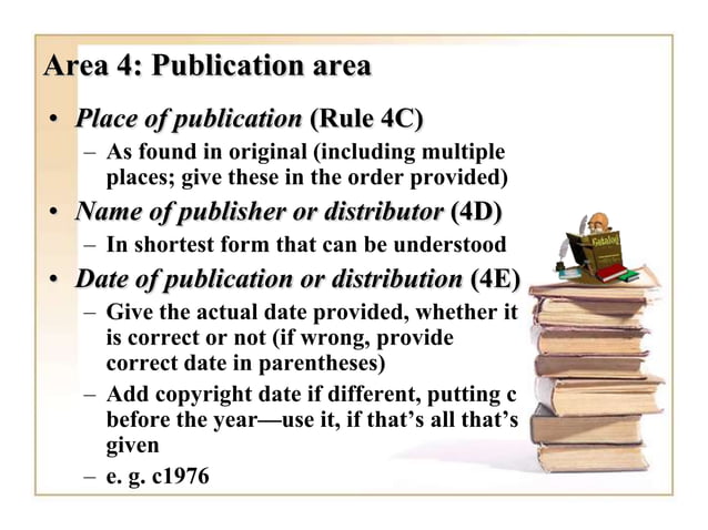 Descriptive Cataloging 2007 version | PPT