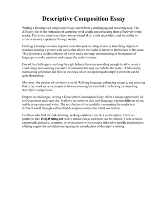 Descriptive Composition Essay.pdf