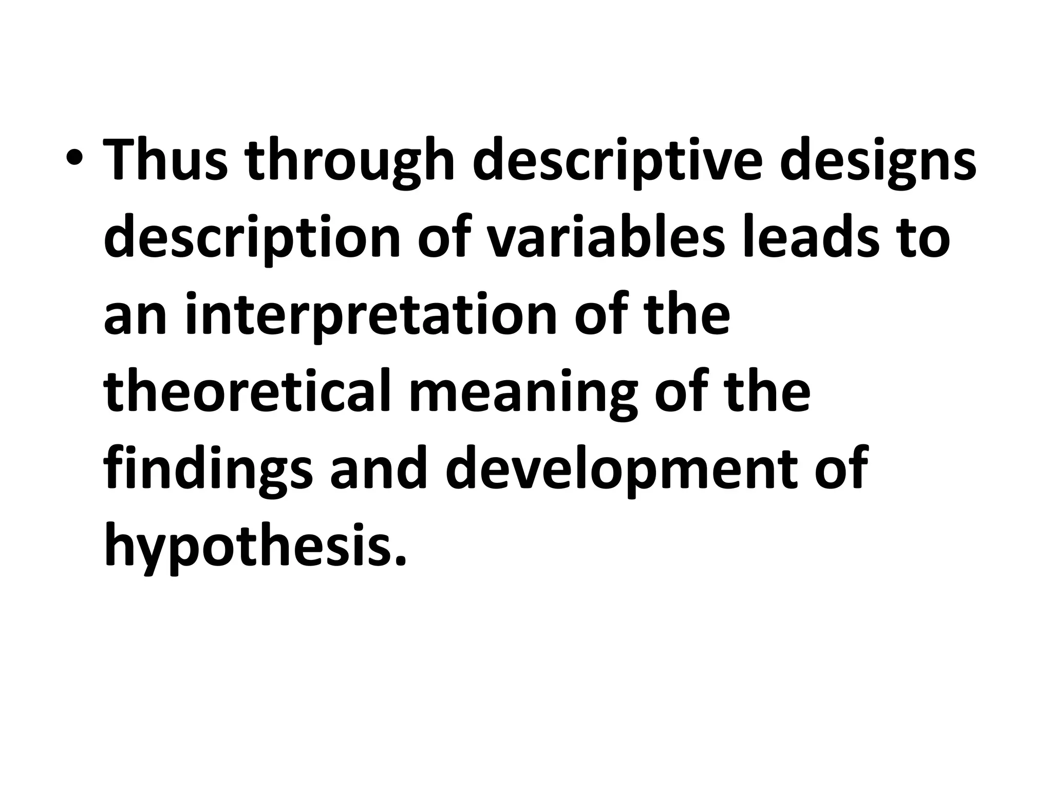 DESCRIPTIVE RESEARCH DESIGN | PPTX