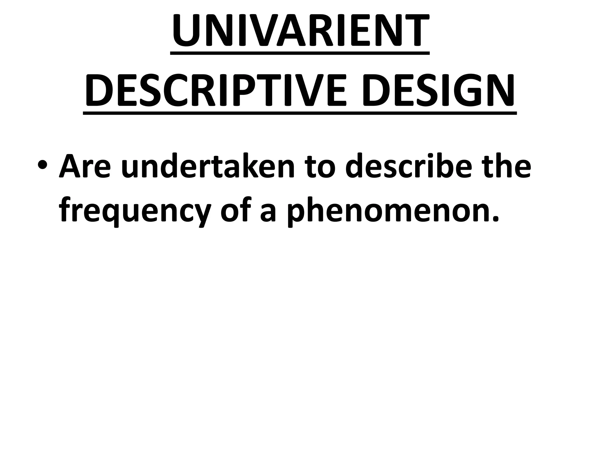 DESCRIPTIVE RESEARCH DESIGN | PPTX