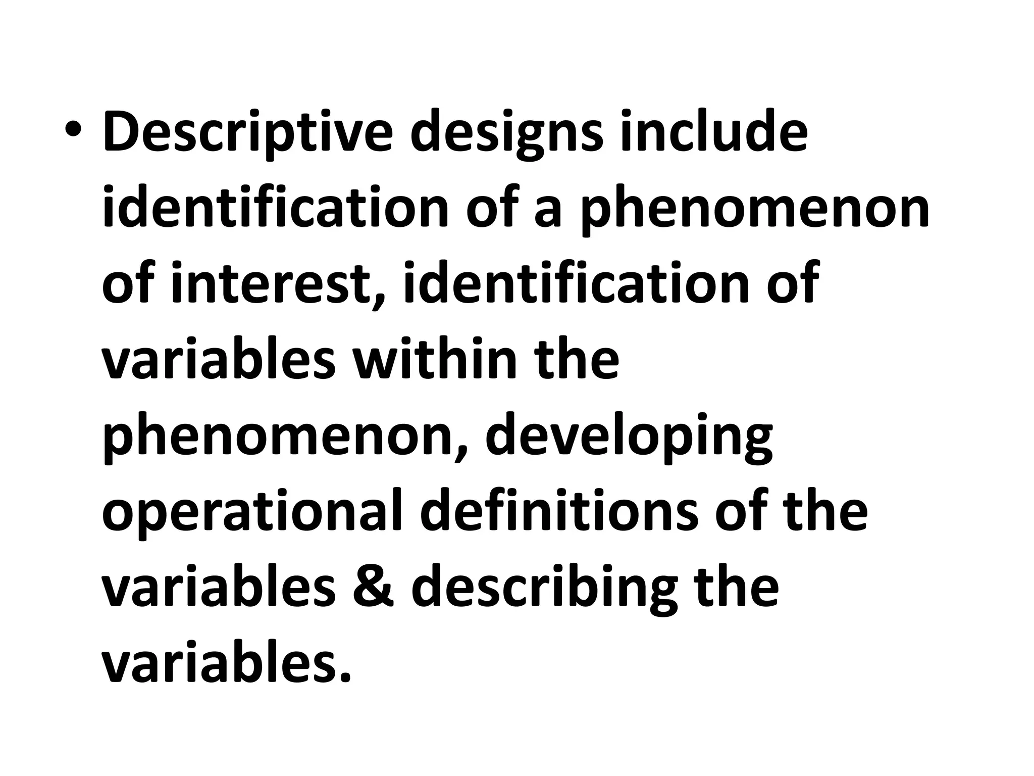 DESCRIPTIVE RESEARCH DESIGN | PPTX