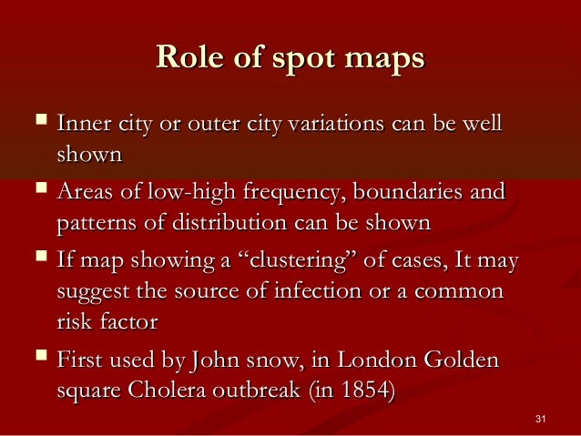 Descriptive epidemiology