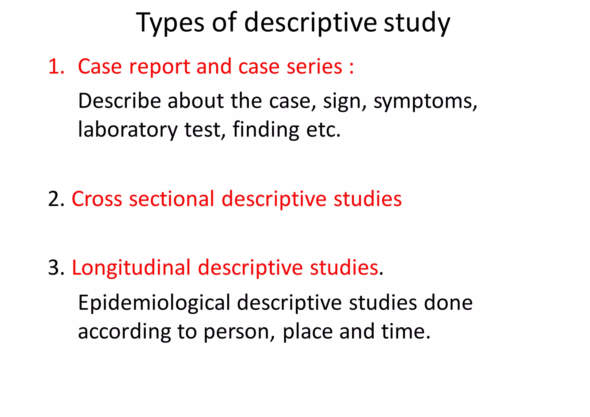 Descriptive epidemiology | PDF